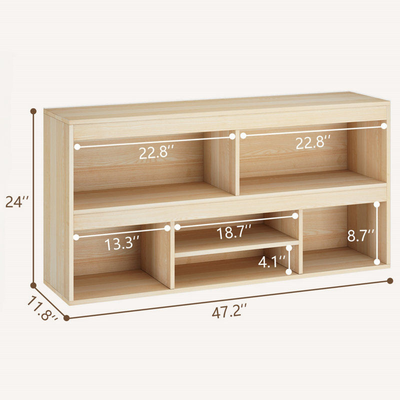 Ebern Designs Brazel Bookcase | Wayfair